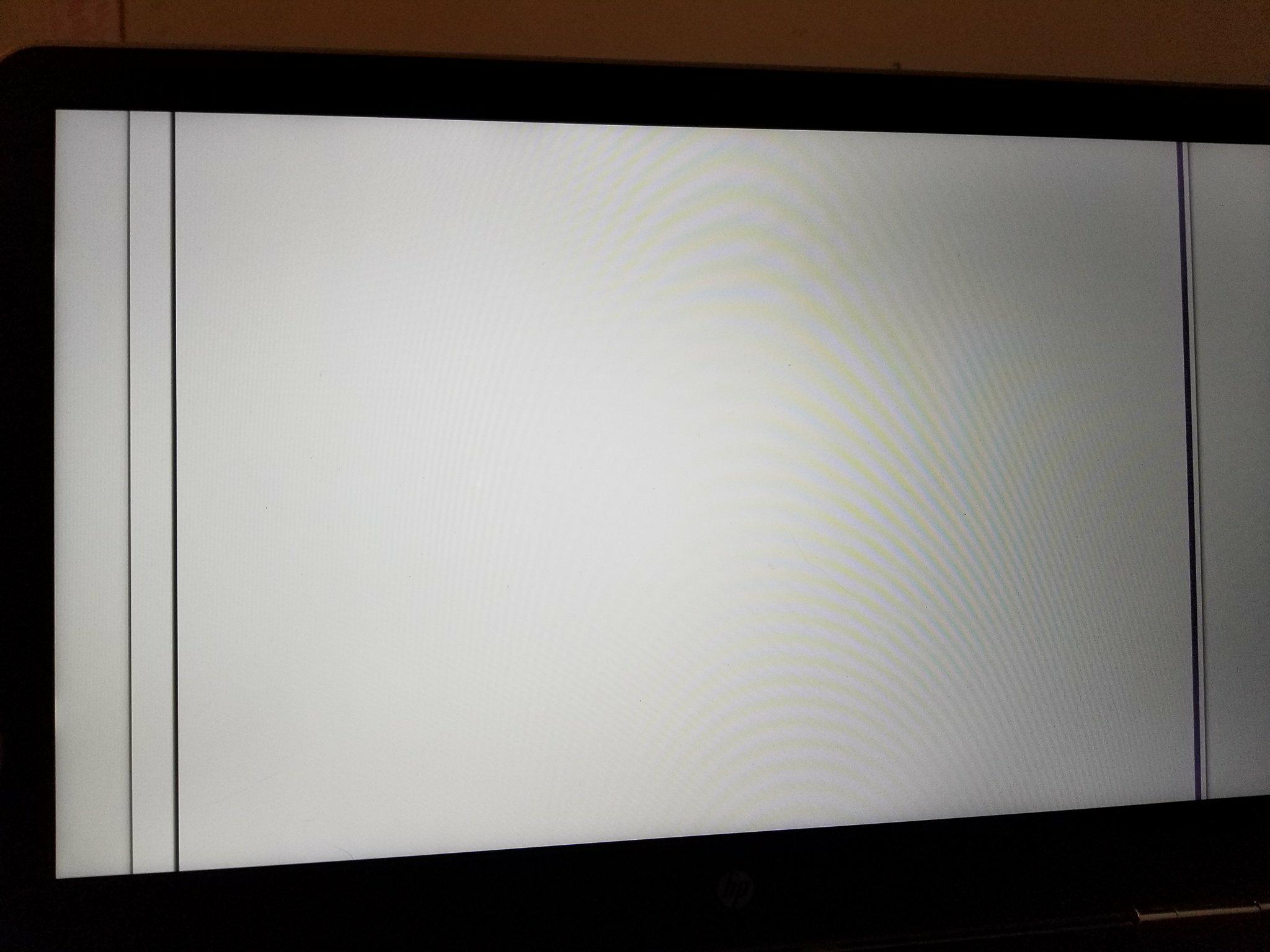 Display is distorted when the LCD screen is moved - HP Support ...