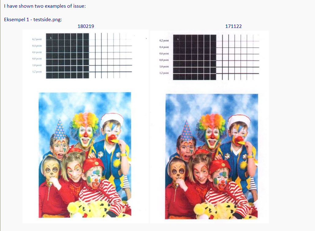 Solved: All colors are showing up in print much lighter than what th ...