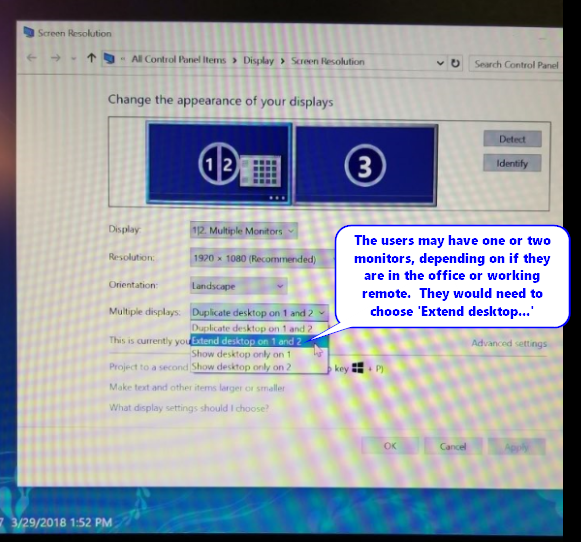 Easy Shell Display Settings does not load for User - HP Support ...