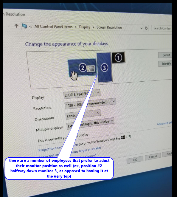 Easy Shell Display Settings does not load for User - HP Support ...