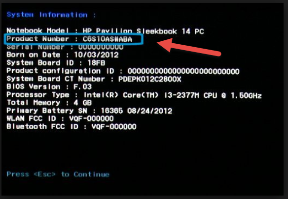 How can I identify my HP notebook with an HP product name a... - HP ...