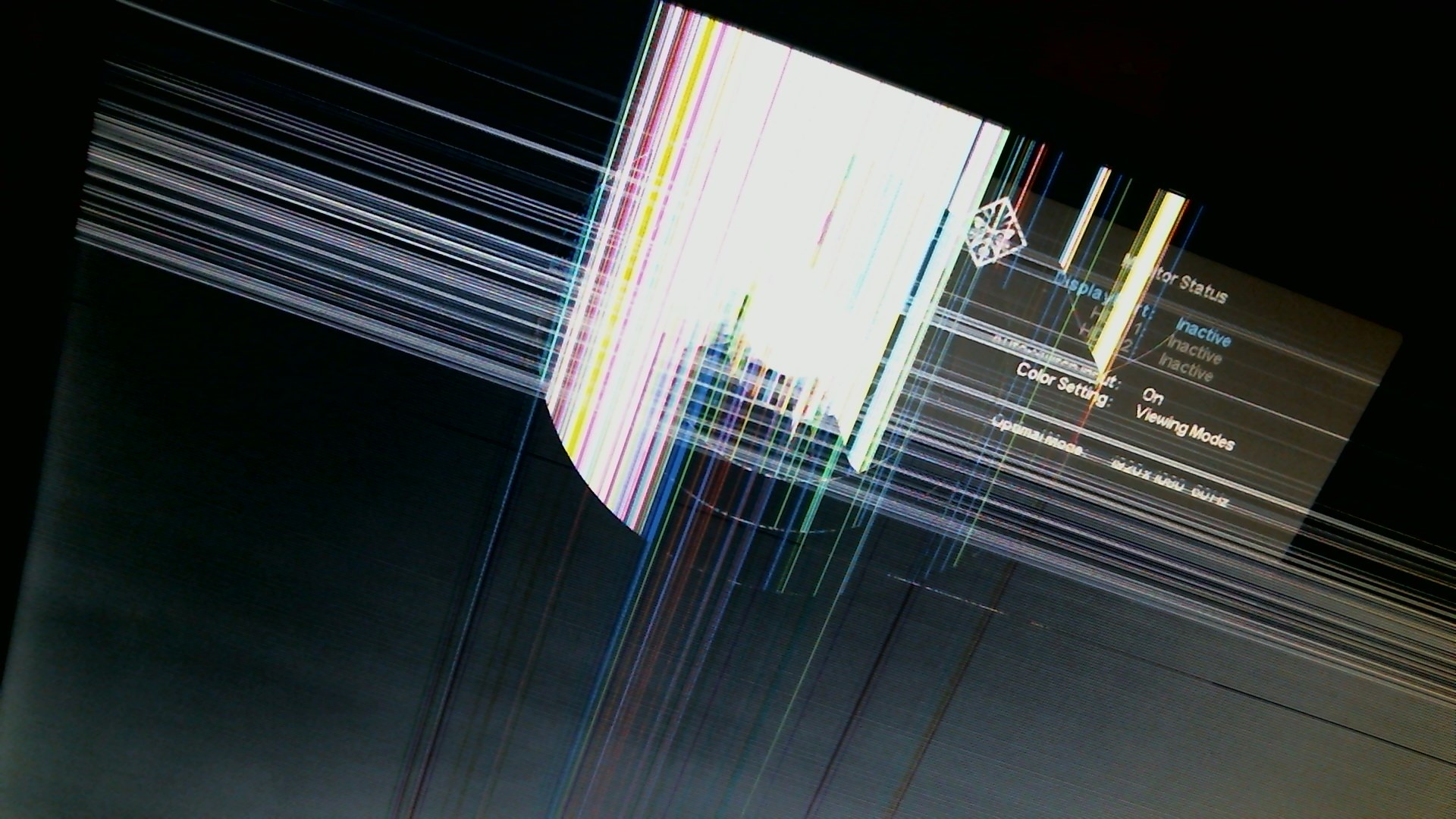 HP OMEN 25 Monitor Screen Broke. Not cracked - HP Support Community ...