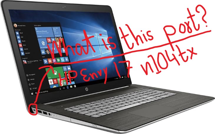 Solved: Extra unknown laptop port - HP Support Community - 6654334