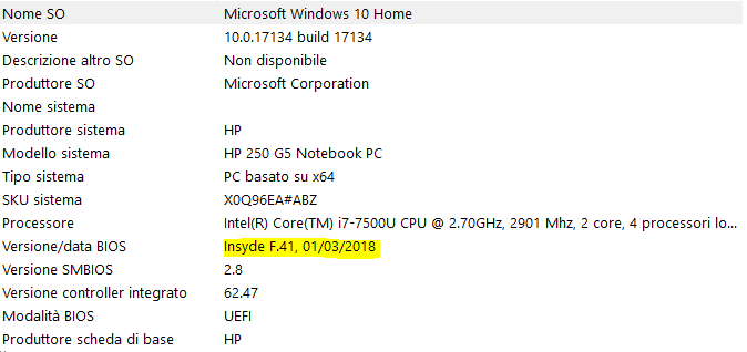 Updated Bios to F.41 but Support Assistant is constantly sho... - HP ...