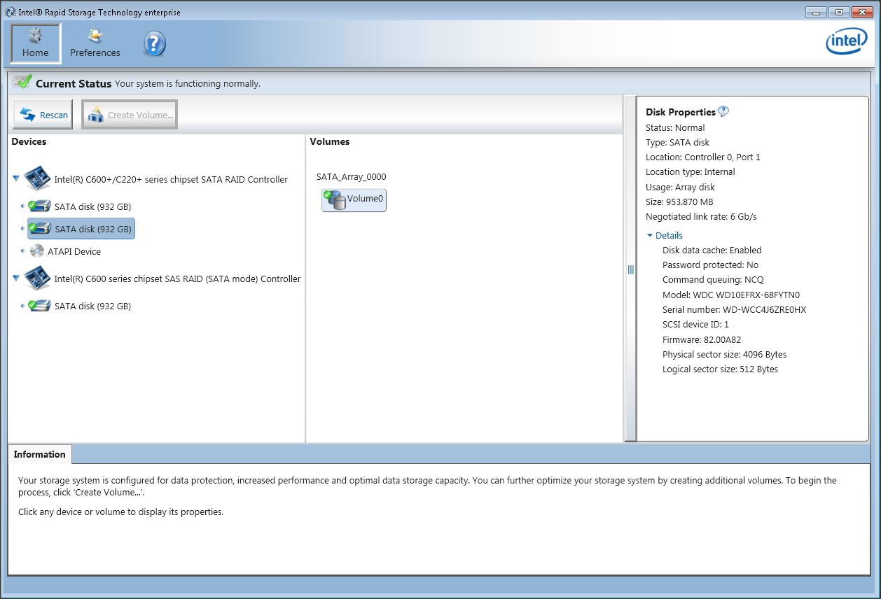 HP Z420 hardware RAID 1 configuration after OS instalation - HP Support ...