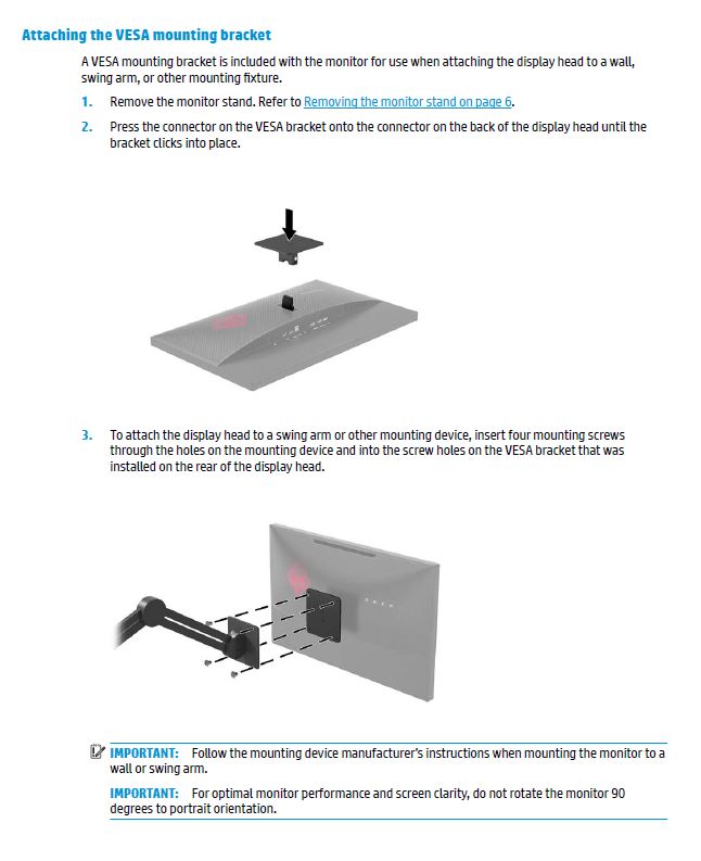 Can Omen 25 display rotate to portrait mode? - HP Support Community ...