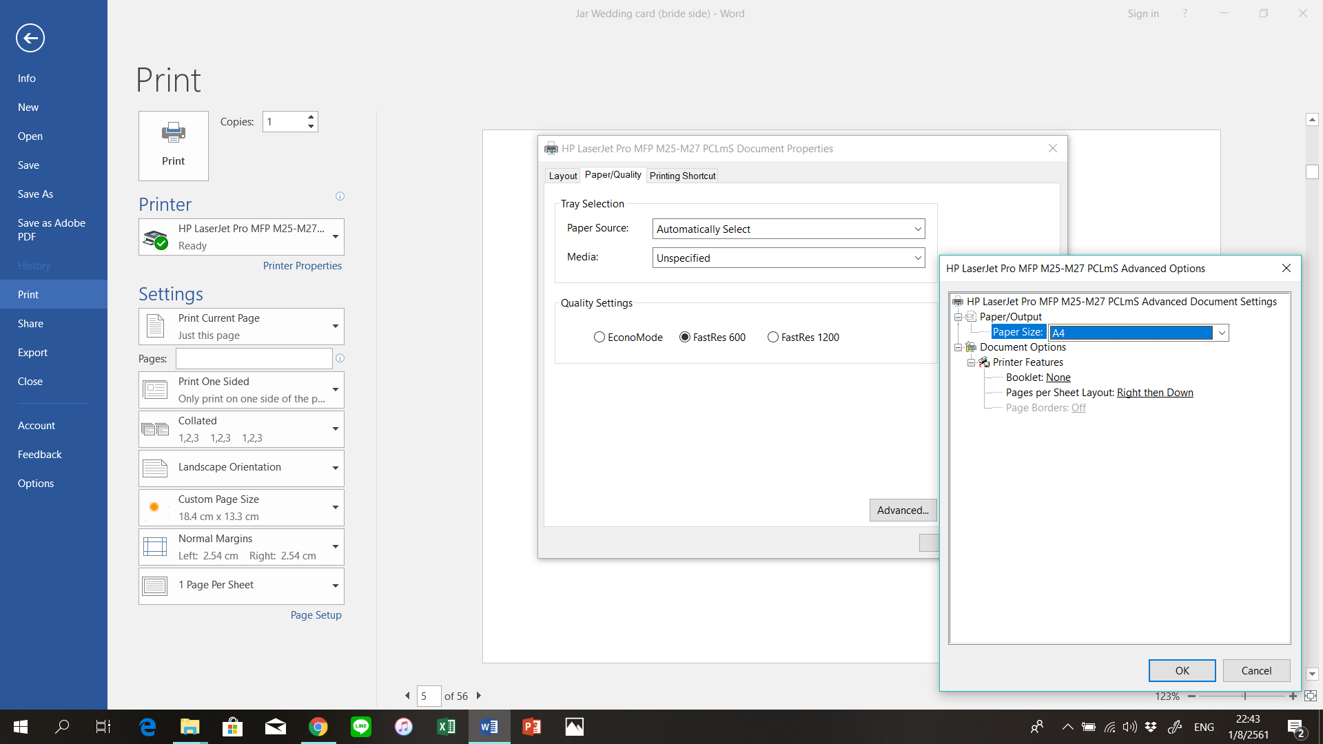 Cannot print custom page and cannot find custom page in prin... - HP ...