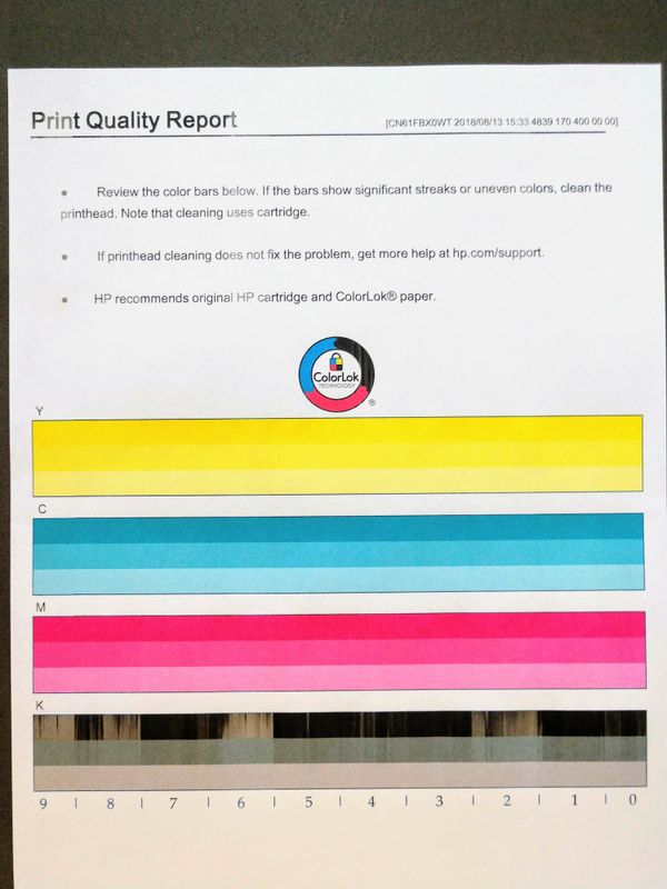 Pagewide Pro 477dw black print streaks - HP Support Community - 6790948