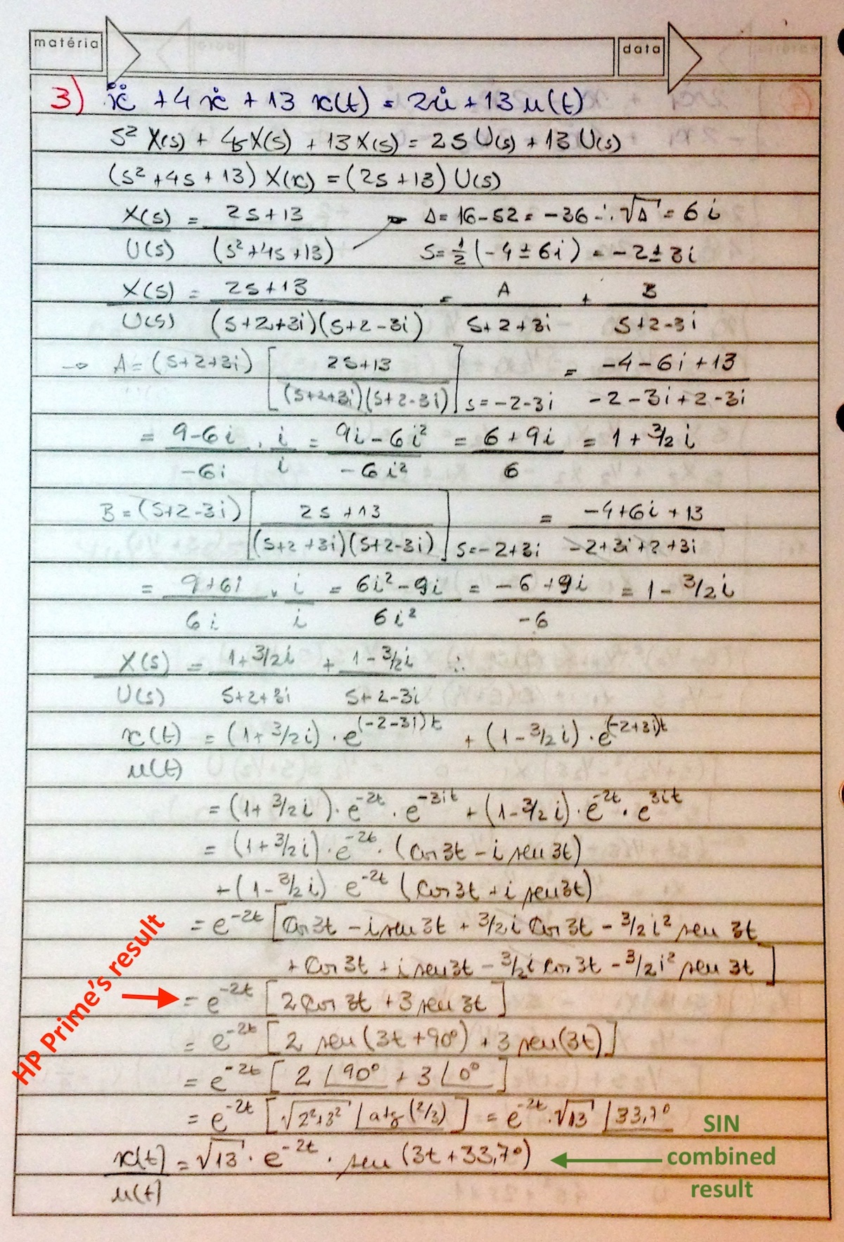 Solved: [HP Prime] Inverse Laplace returning Dirac(x). - HP Support ...