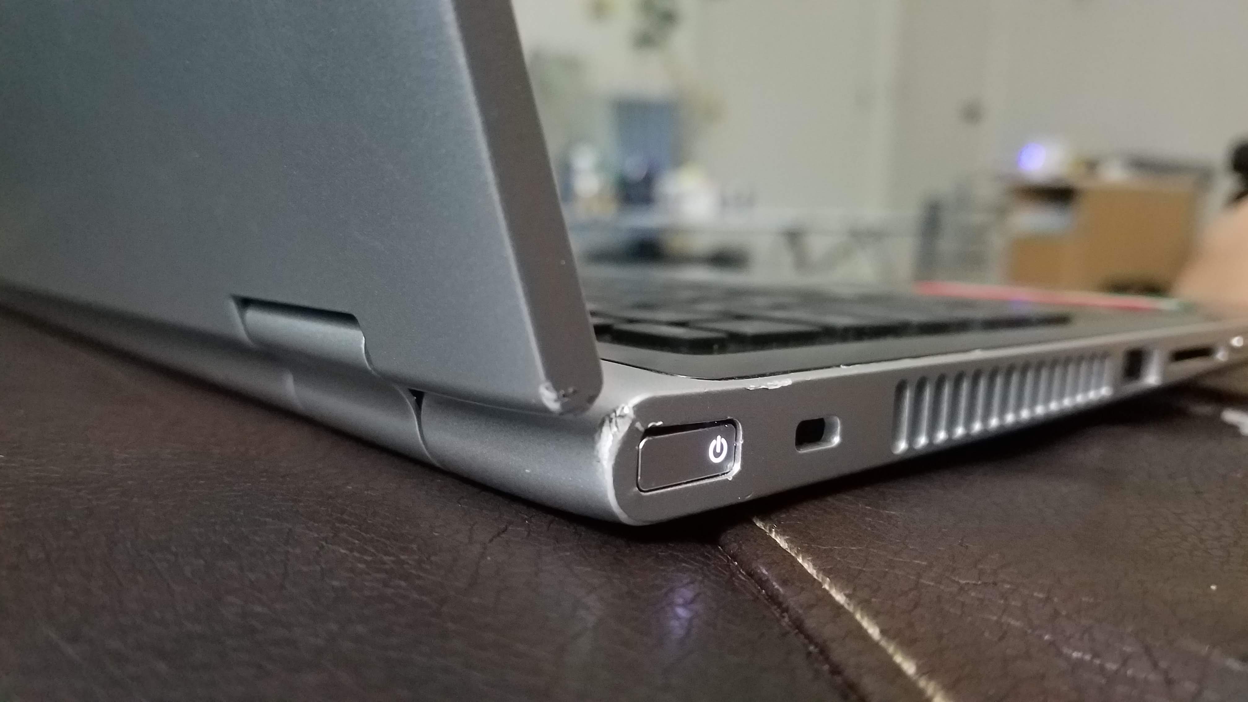 my laptop's power button was pushed in due to a fall. how do... - HP ...