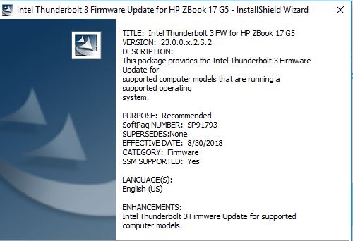 HP Thunderbolt docking G2 - HP Support Community - 6774422