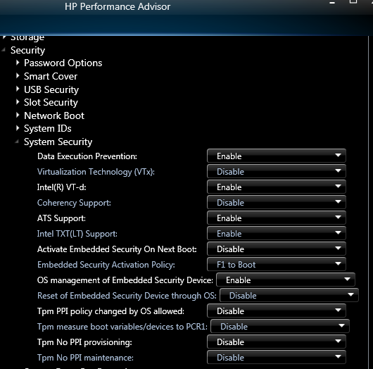 Re: enabling vt-x on hp z420 workstation - HP Support Community - 6833325
