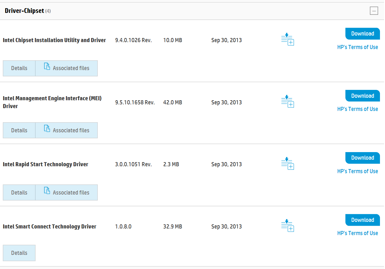 Solved: HP Driver-Chipset and Driver-Storage - HP Support Community ...