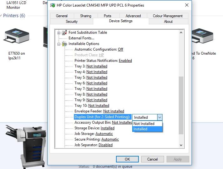 Solved: Automatic two-sided printing does not work - HP Support ...