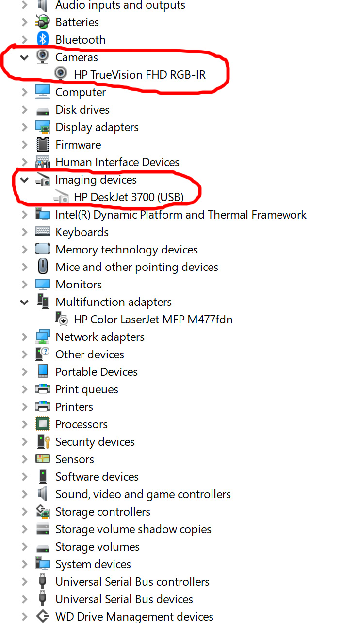 IR camera not working. Regular webcam works fine. - HP Support ...