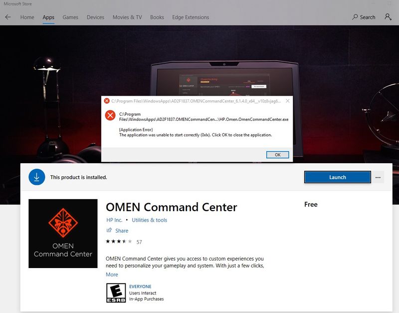 OMEN COMMAND CENTER - HP Support Community - 6878265