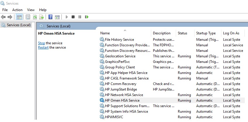 OMEN COMMAND CENTER - HP Support Community - 6878265