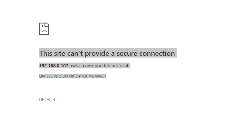 SSL Errors Accessing HP Printer Internal Web Page - HP Support ...
