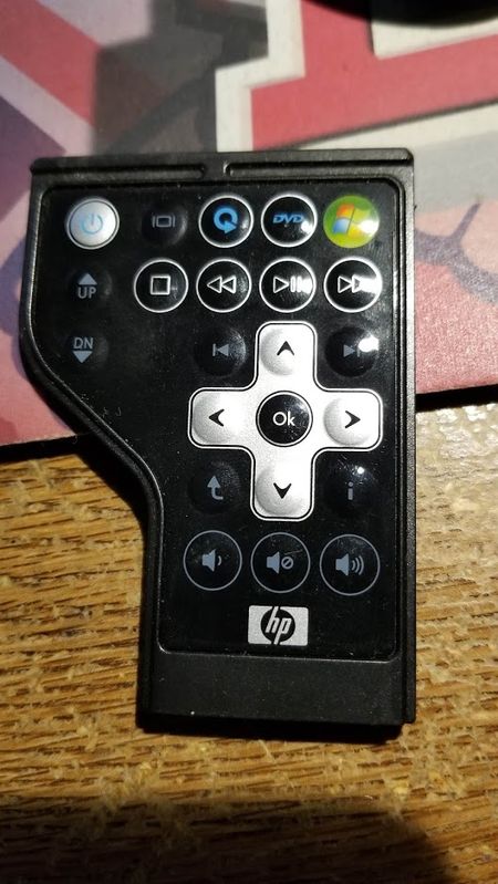 Solved: Unknown HP remote - HP Support Community - 6907113