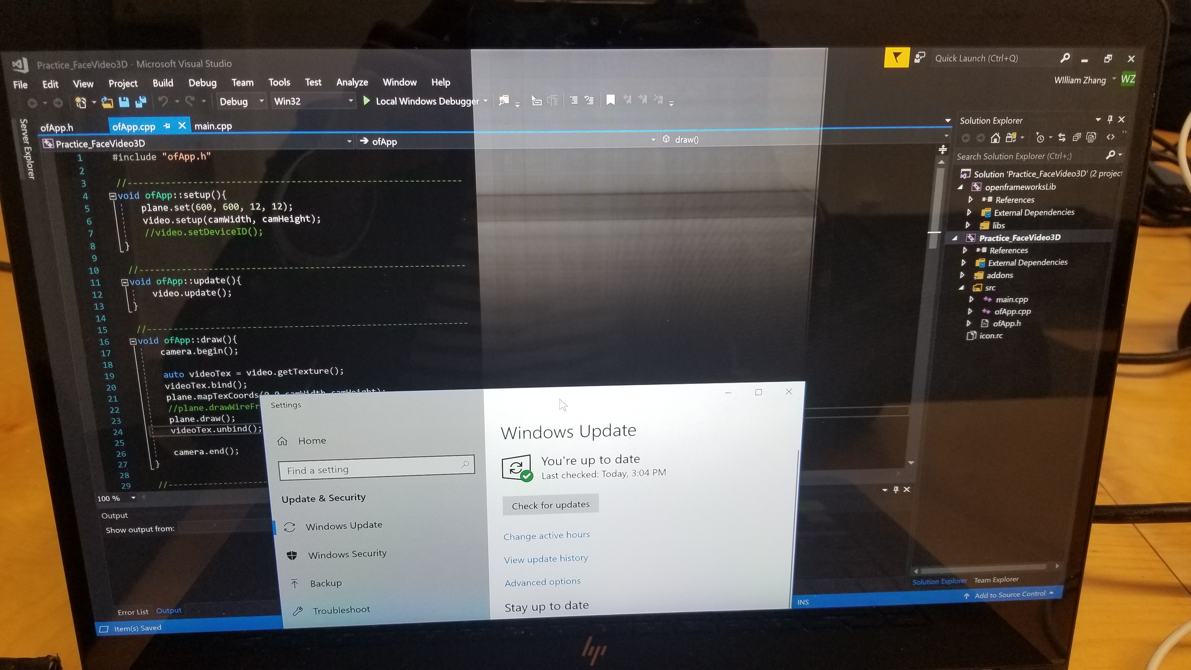 Vertical discoloration bars on screen (moves with opened win... - HP ...