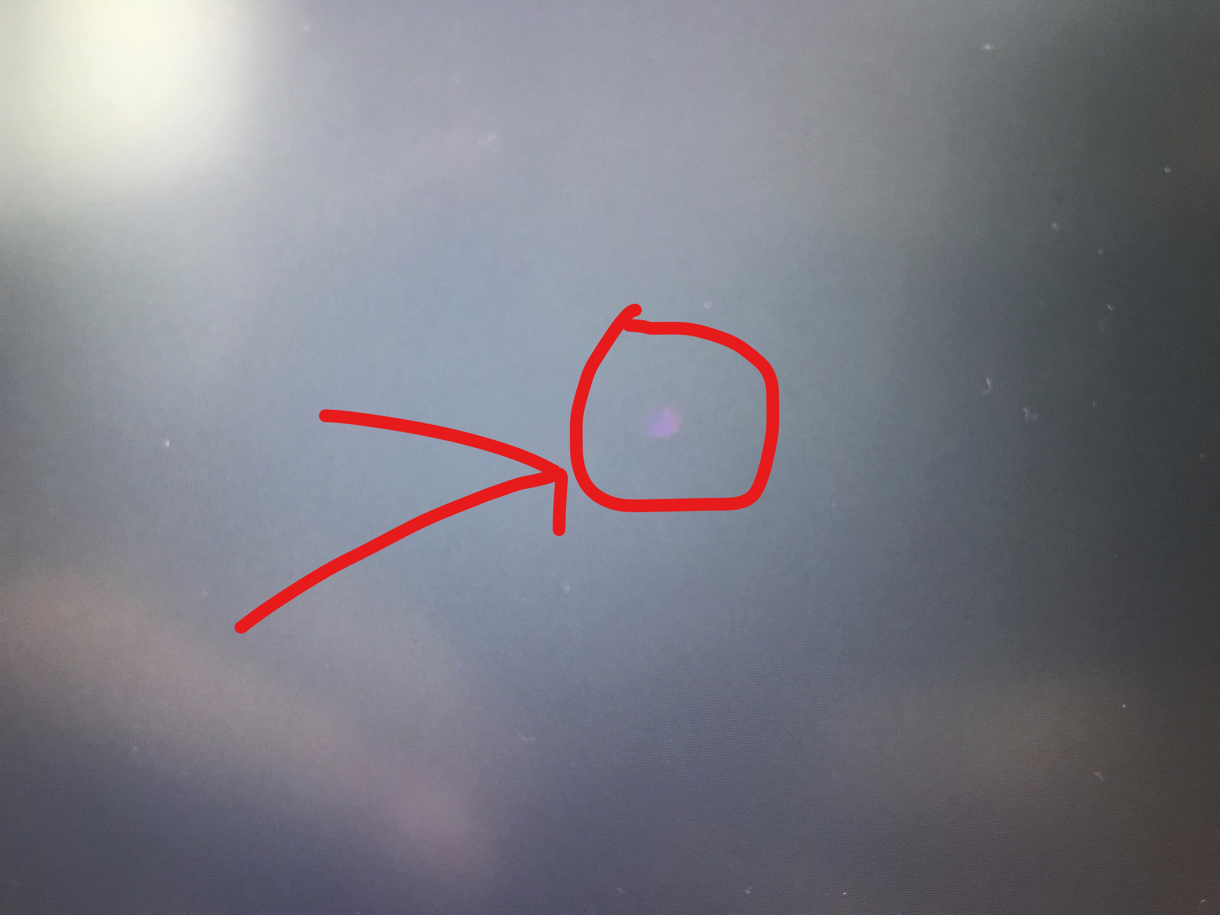 Solved: Small Pink Dot appears on screen when the display is dark - HP ...