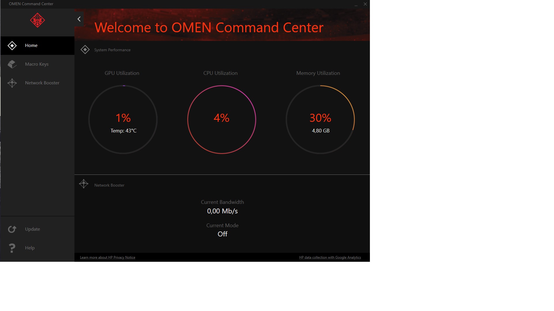 I can't set the performance in Omen Command Center - HP Support ...
