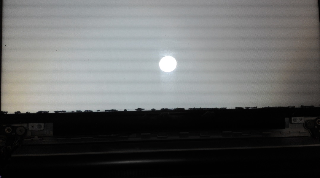 Solved: Black line first and now black spots on screen - HP Support ...