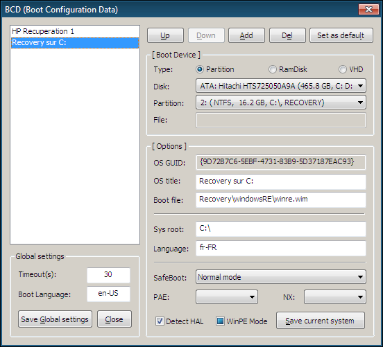 Recover the Recovery function and BCDs - HP Support Community - 6926924
