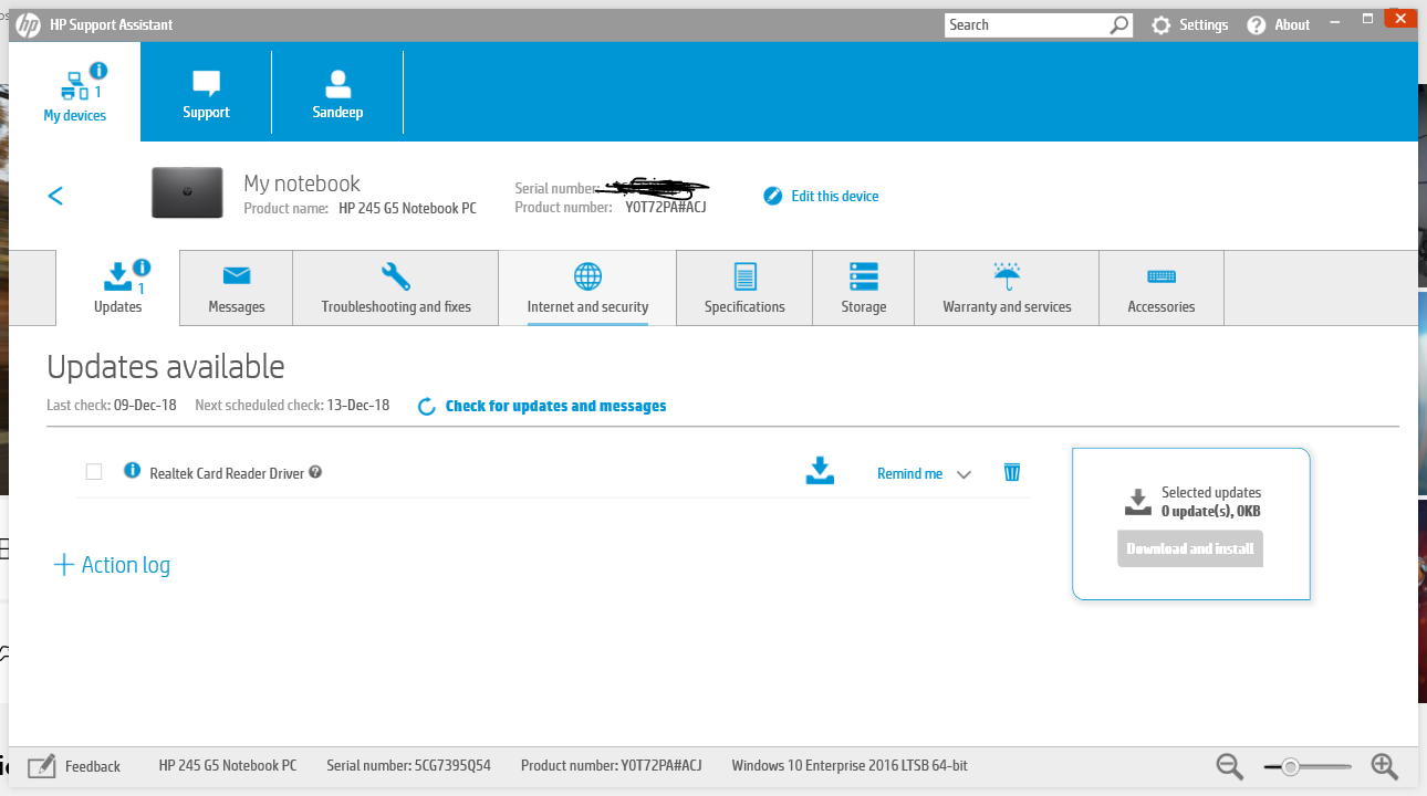 Realtek card reader driver not used despite install (Windows... - HP ...