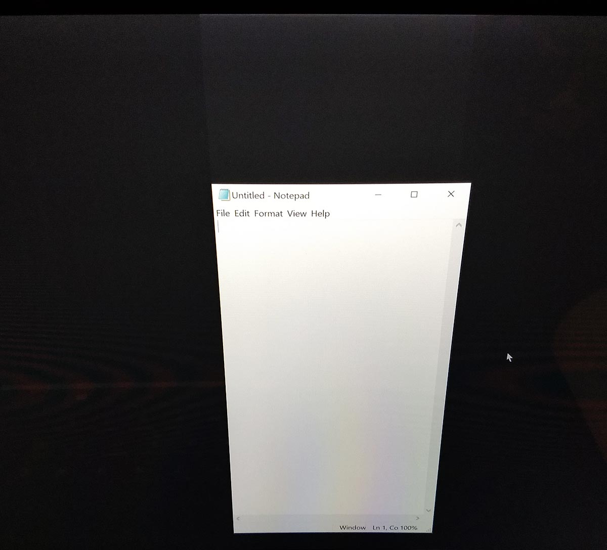 Vertical discoloration bars on screen (moves with opened win... - HP ...