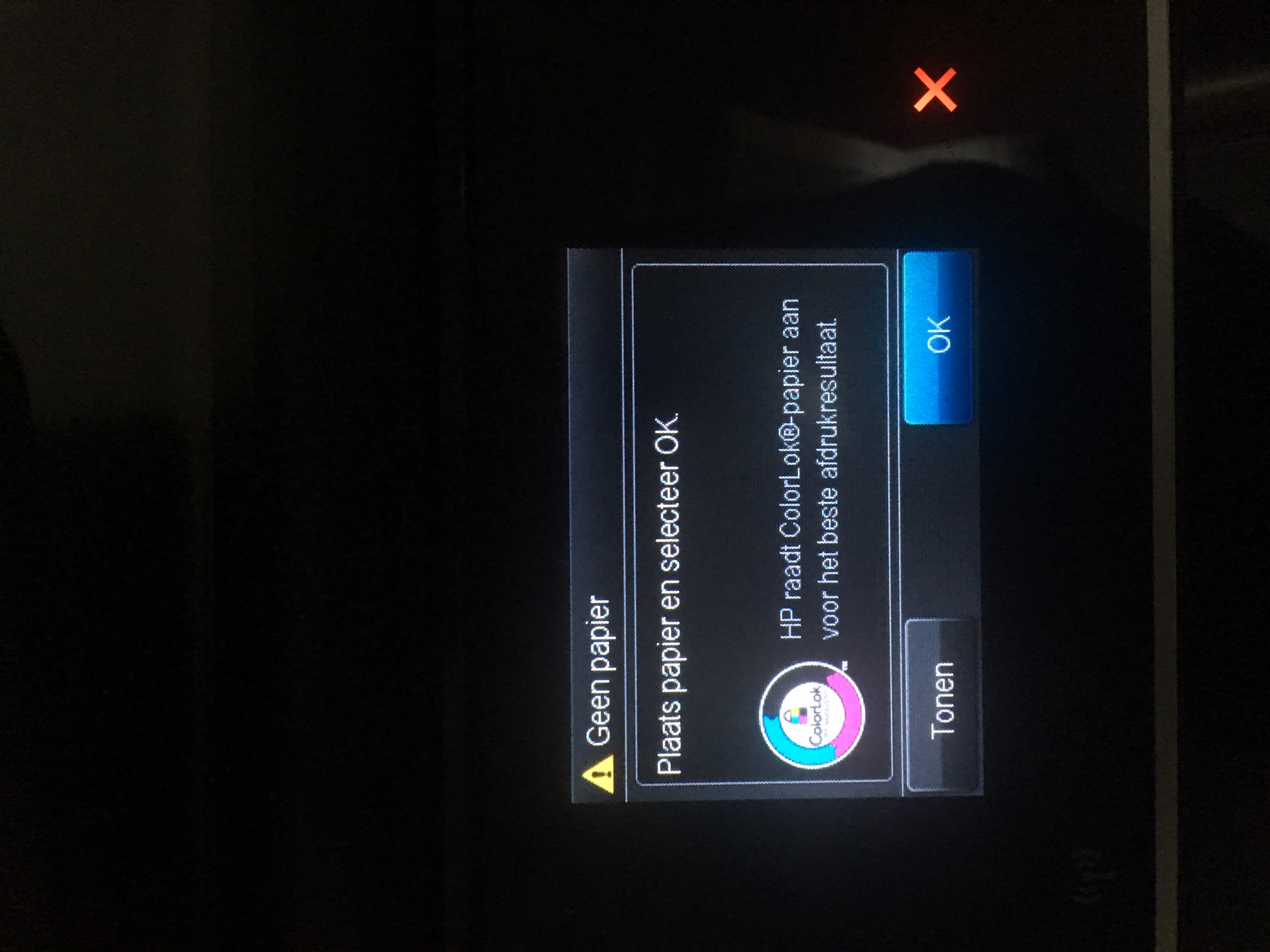 HP printer does not print on normral non HP paper - HP Support ...