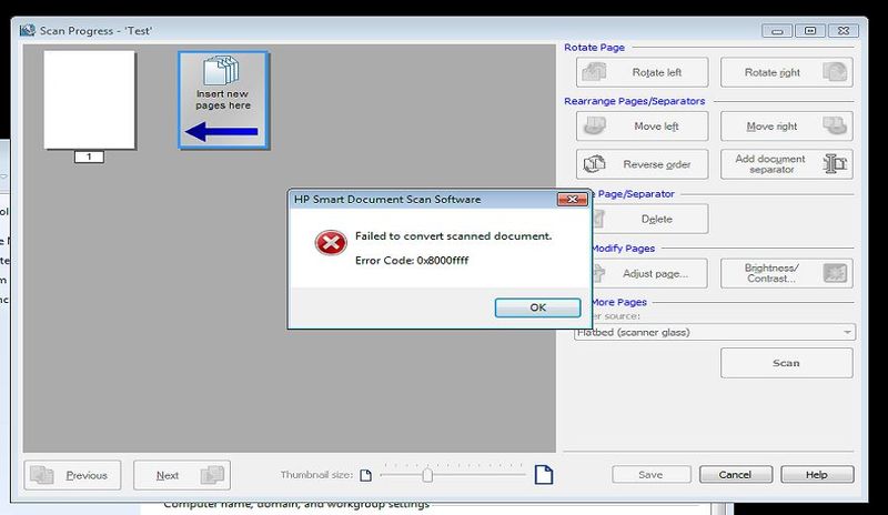 Smart Document Scan Software 3.7.1 - HP Support Community - 6941160