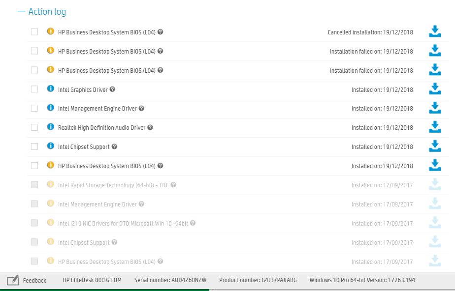 HP Upgrade notification tool - HP Support Community - 6941921