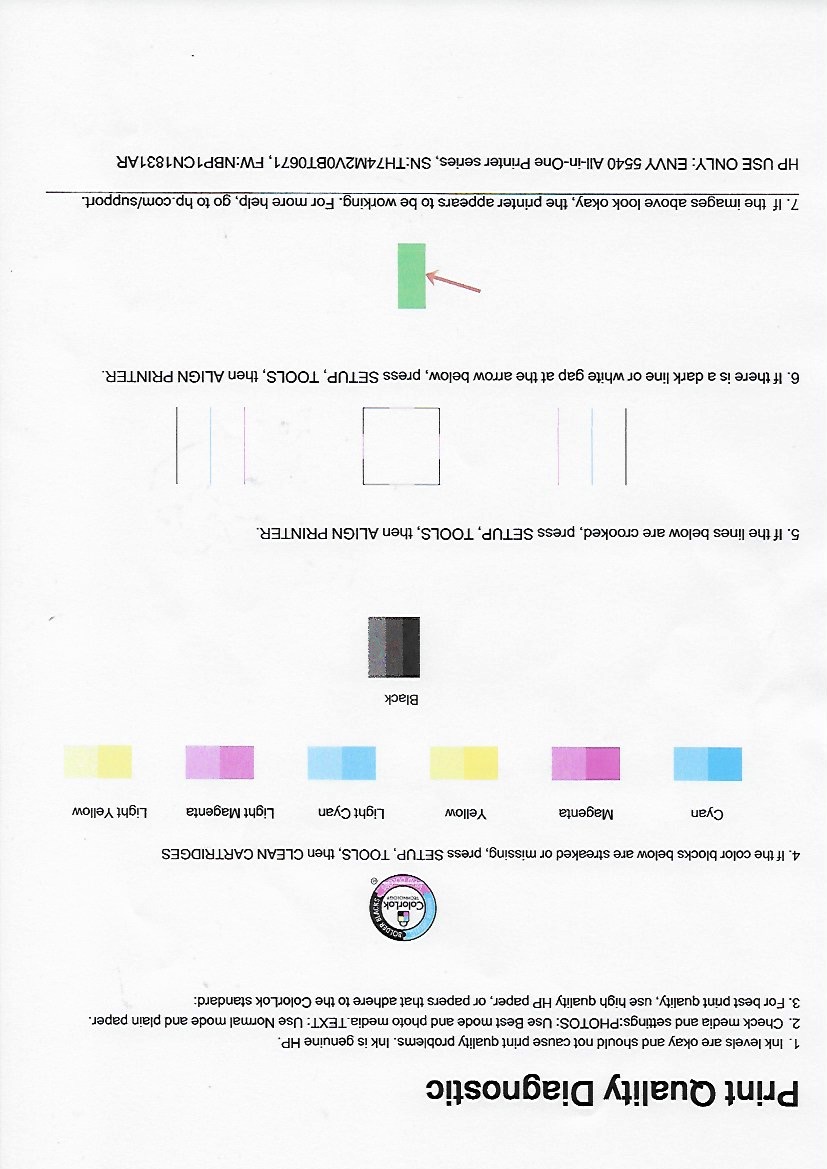 horizontal streaks color pages print - HP Support Community - 6946352
