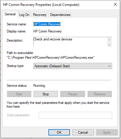 HPCommRecovery.exe - Stopped working - HP Support Community - 6953132
