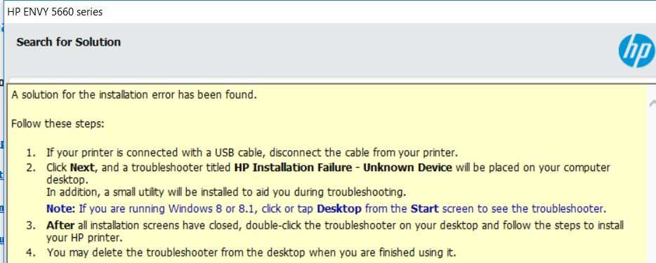 HP Envy 5660 e-All-in-One Printer keeps going offline - HP Support ...