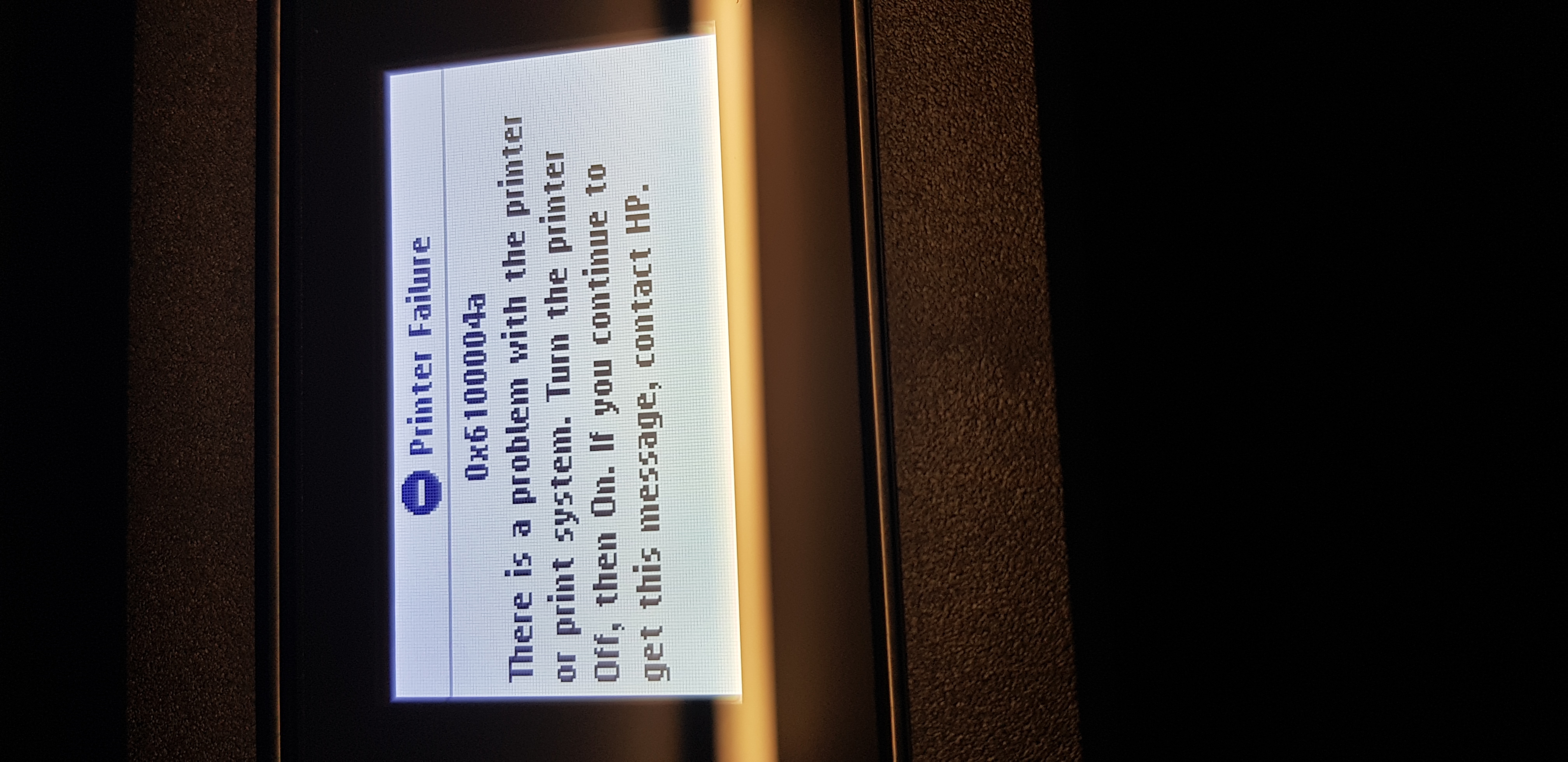 HP Officejet 6950 error message - HP Support Community - 6962026