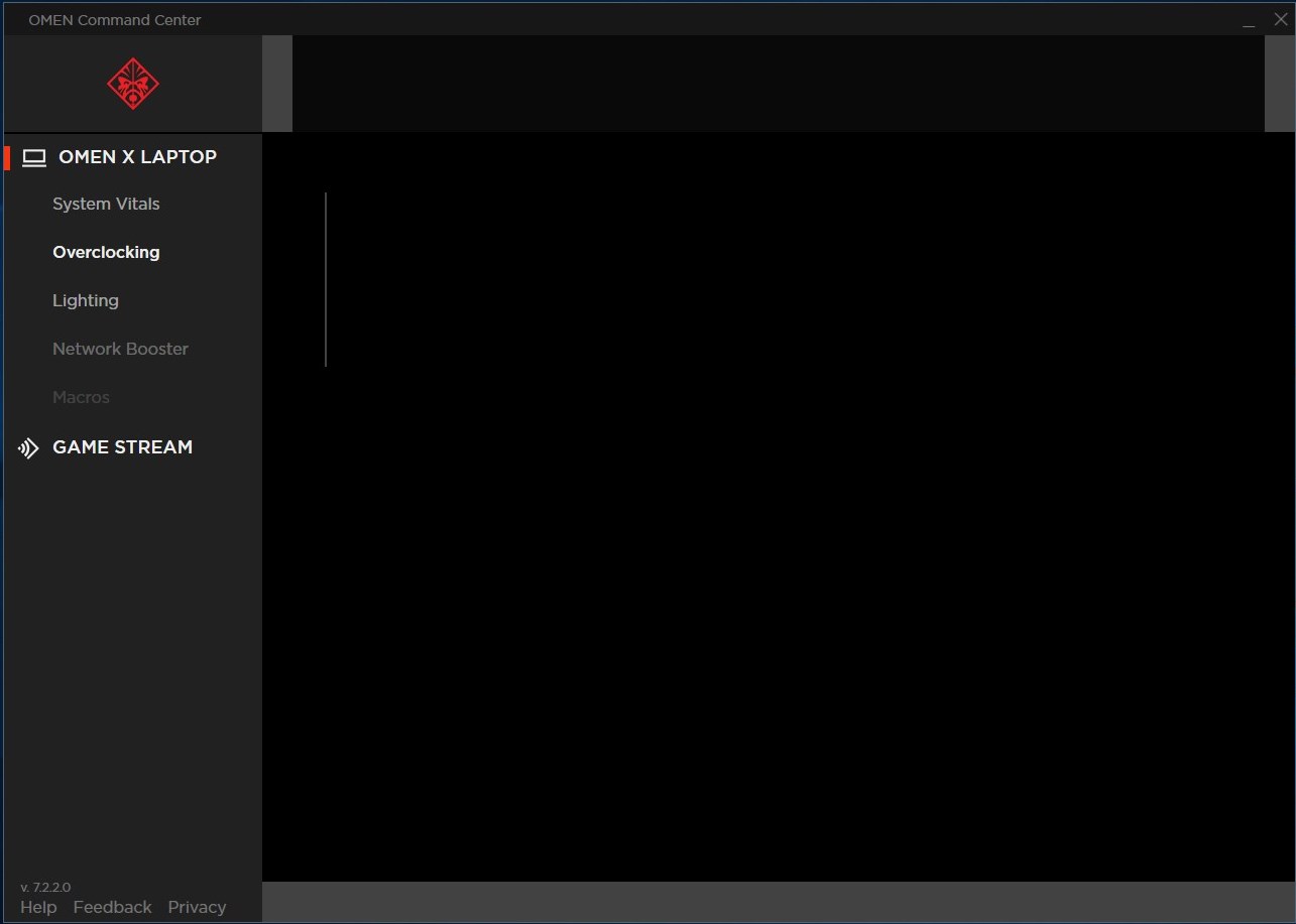 Omen Command Centre not showing overclock options - HP Support ...