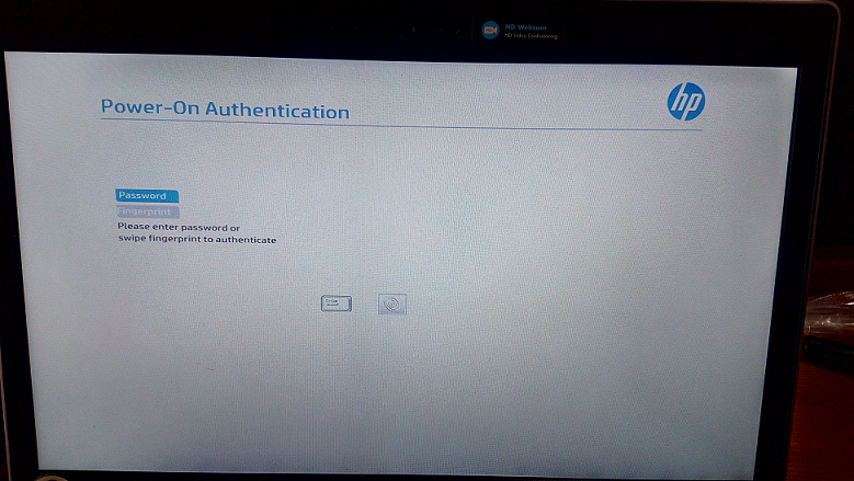 Power-on Authentication Failure - HP Support Community - 6973794