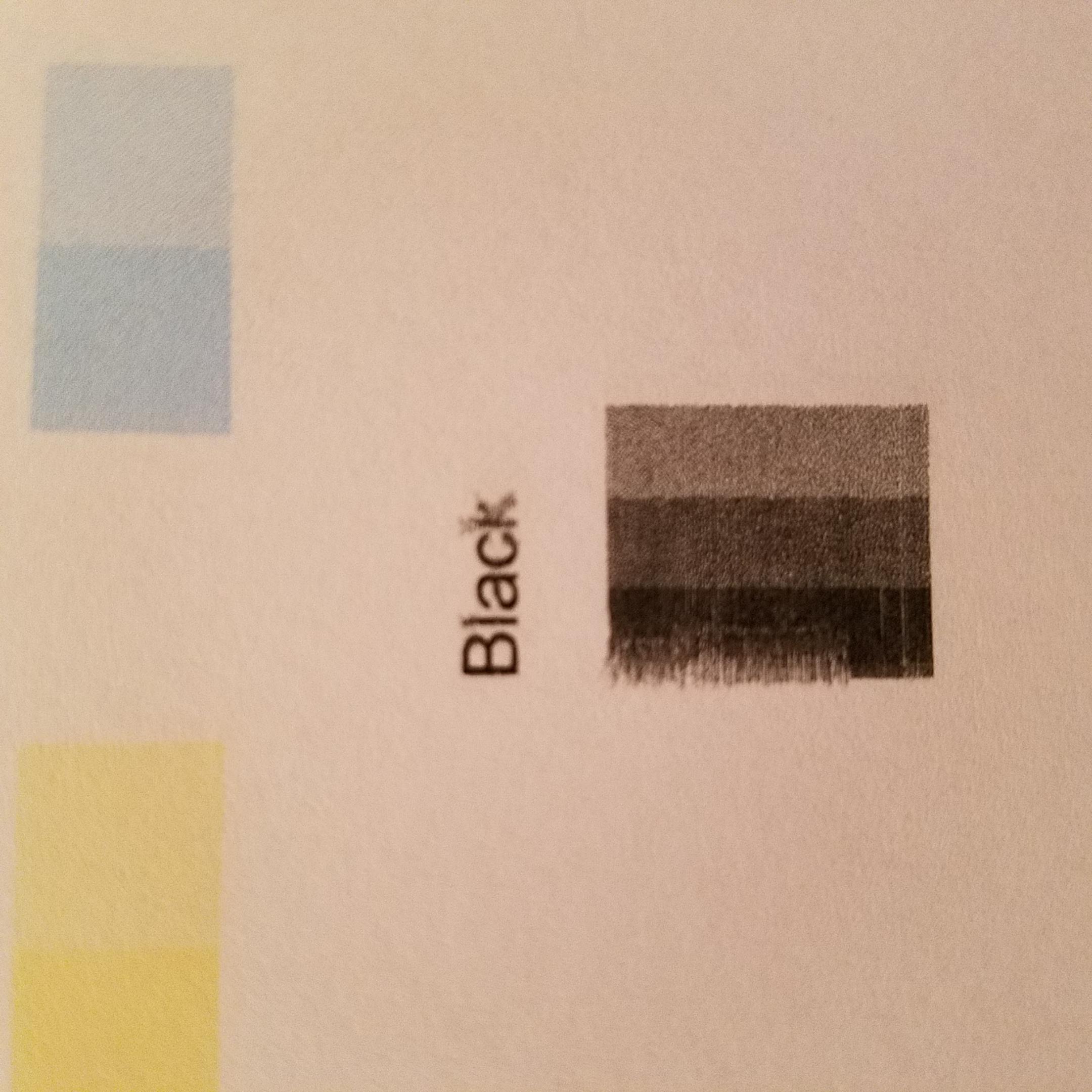 black ink issues - HP Support Community - 6982676