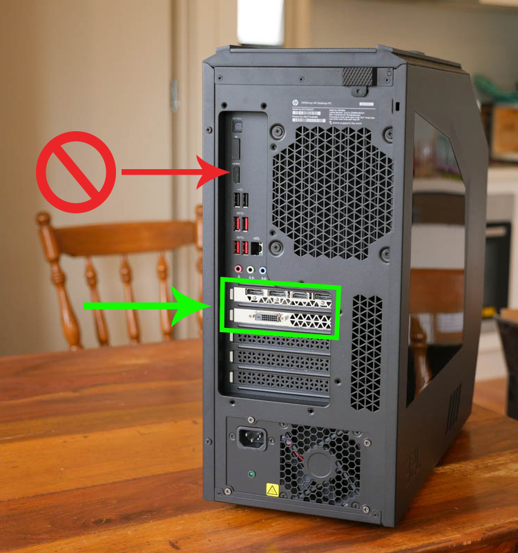 Solved: How do I connect my OMEN 870-244 to my hp 25es - HP Support ...