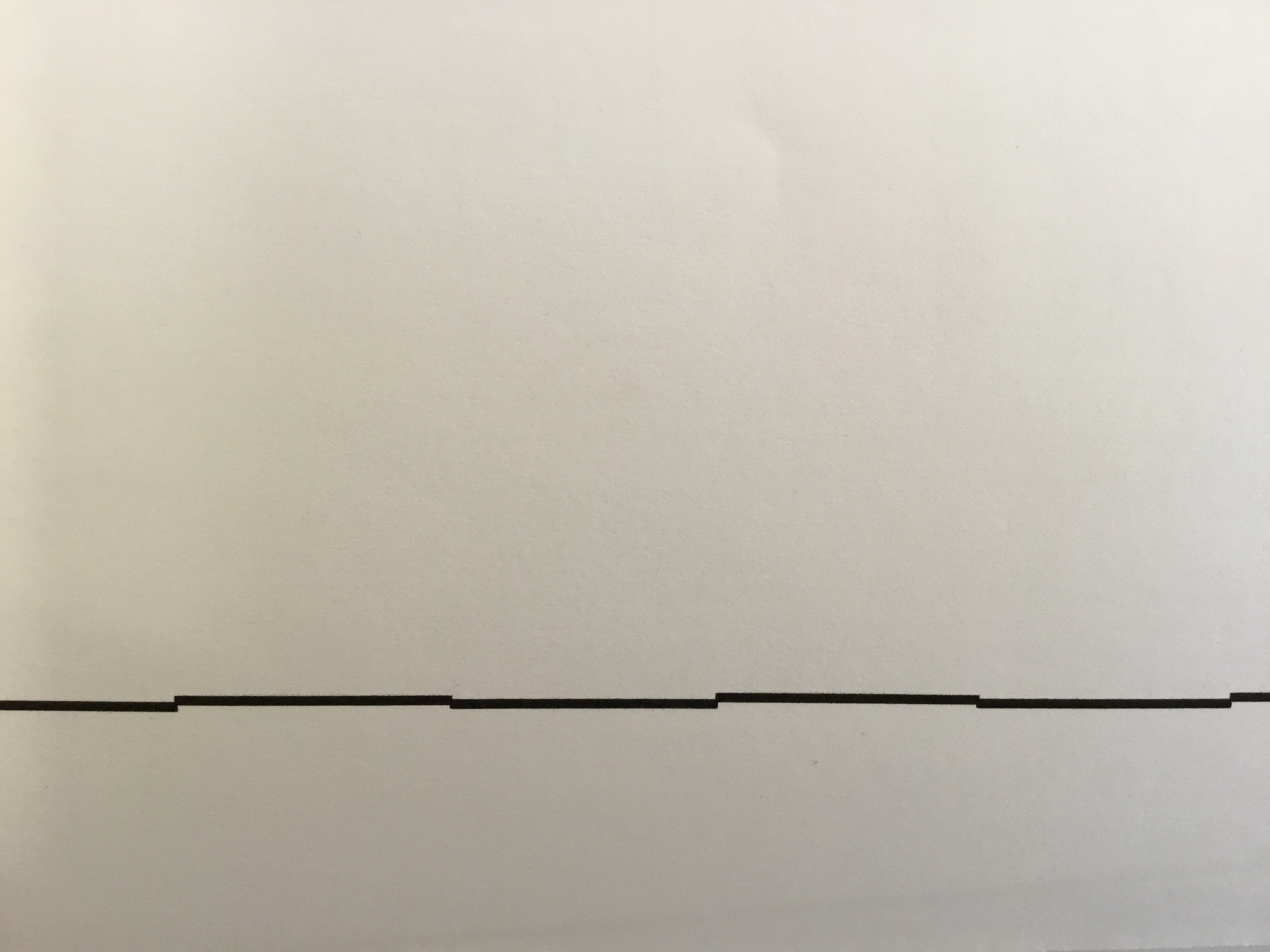 Vertical lines are jagged when printing - HP Support Community - 6997943