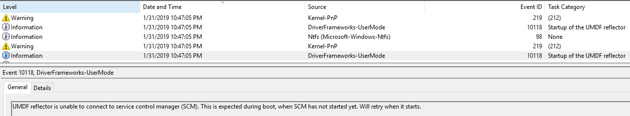 WUDFRd failed to load for the device - HP Support Community - 6997938