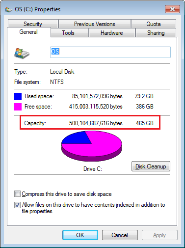 How can I find the size of my Hard Drive in my HP 100B All-I... - HP ...