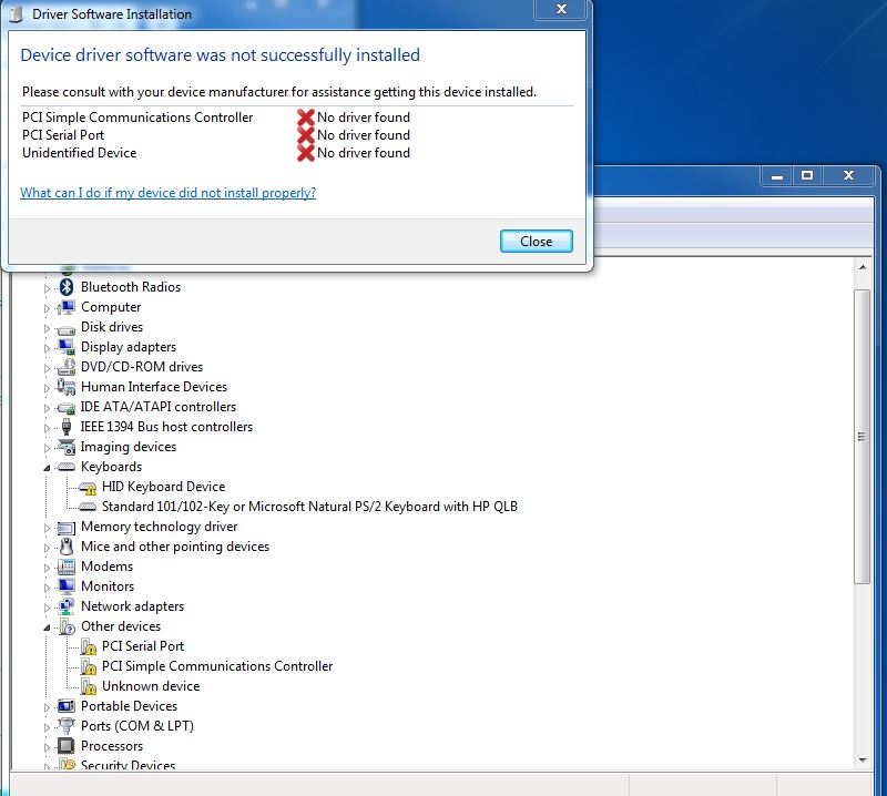 Re: Base System Device missing HP Elitebook8460p - HP Support Community ...