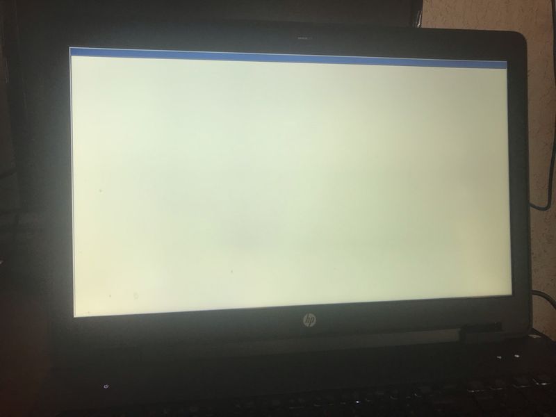 HP white screen - HP Support Community - 7012002