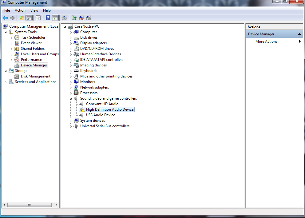 High definition audio device drivers not working on HP 290... - HP ...