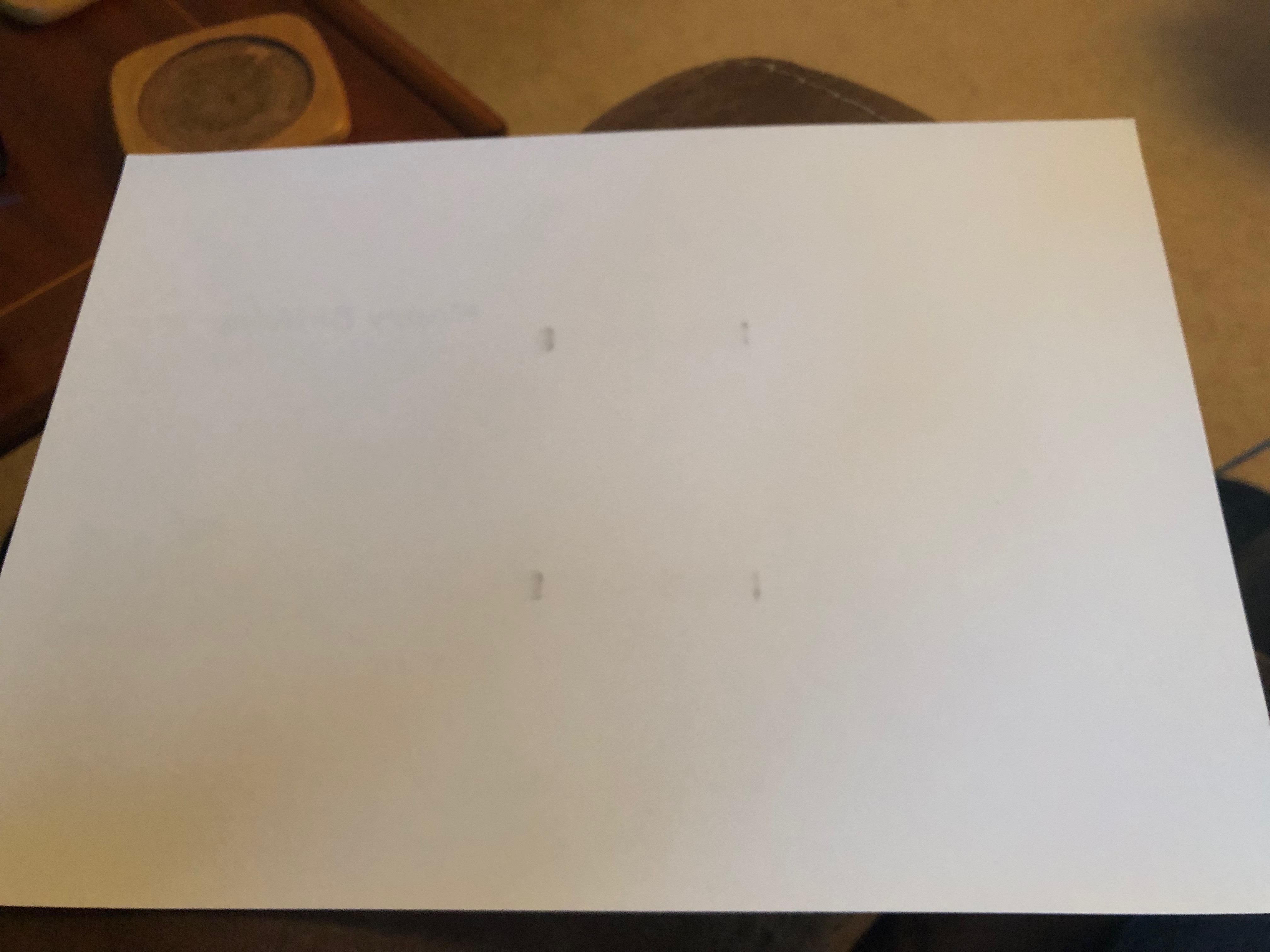 Black marks on back of photo paper printout - HP Support Community ...
