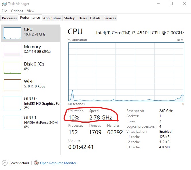 cpu speed - HP Support Community - 7020441