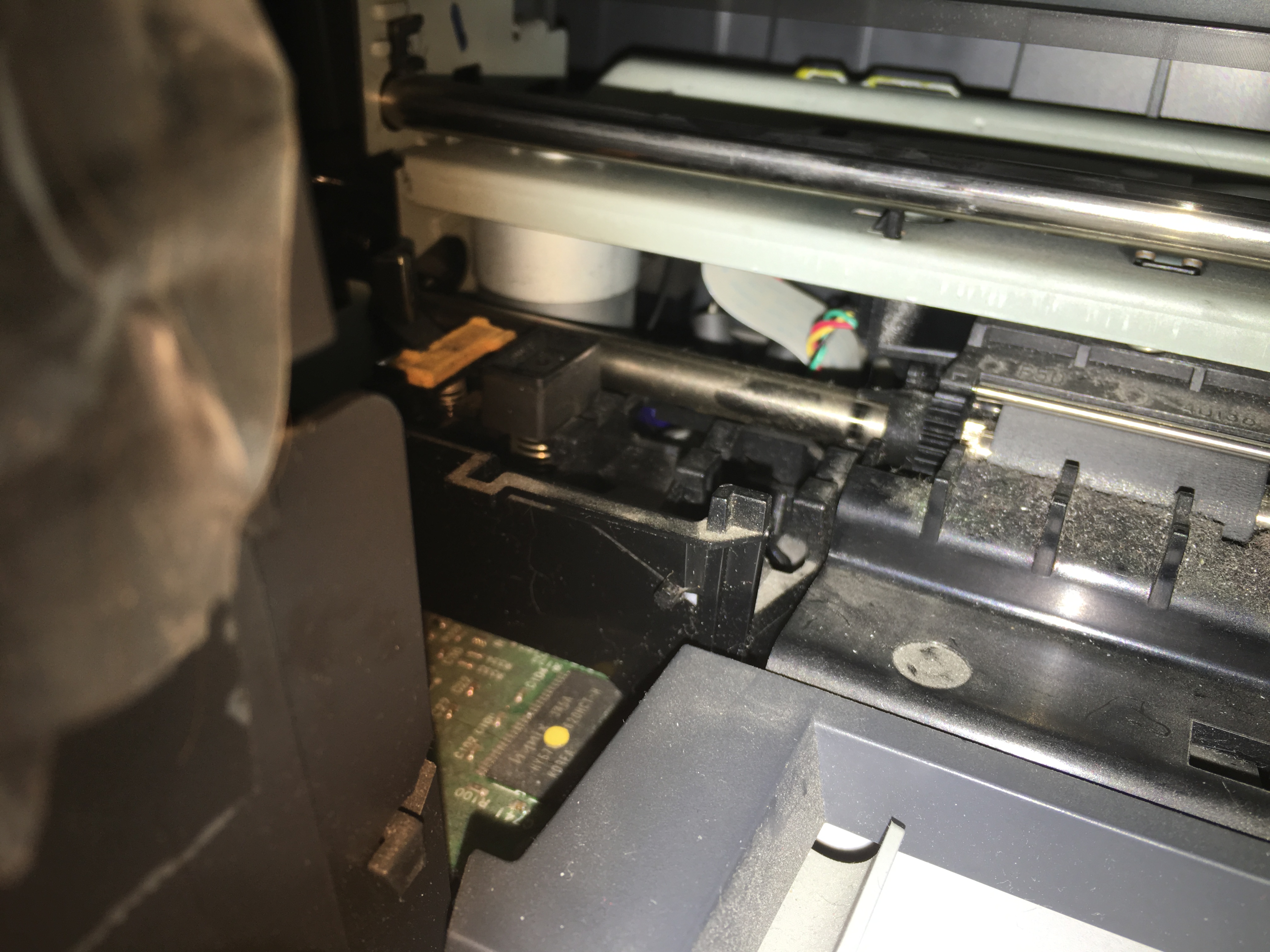 Won't print/says - "Door open. Close print cartridge access... - HP ...